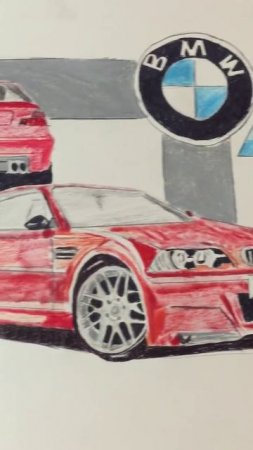BMW M3 drawing ✏️🚗