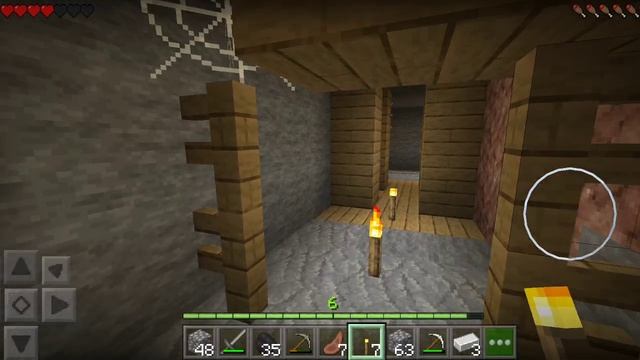 я играл на своей карте и упал в подземный город!!!