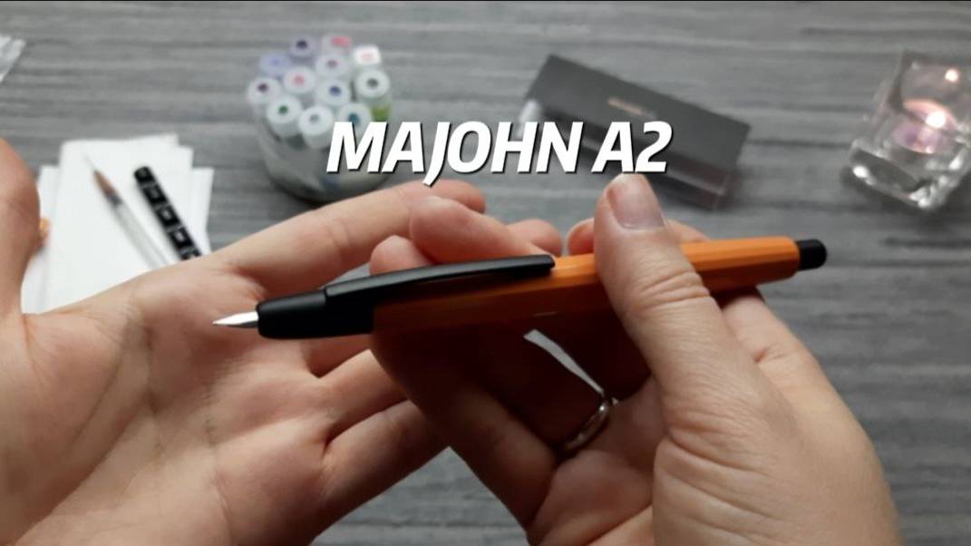 Обзор перьевой ручки без колпачка Majohn A2 | Kate`s Plan