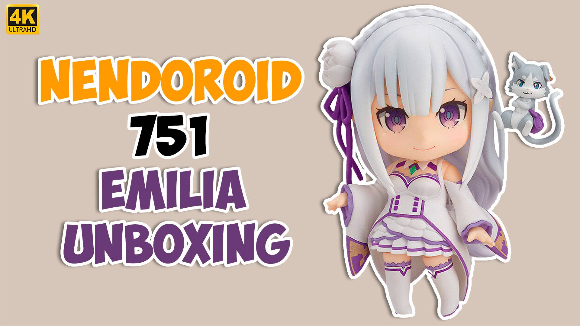 Nendoroid Emilia 751: Быстрая распаковка на аниме фигурки.