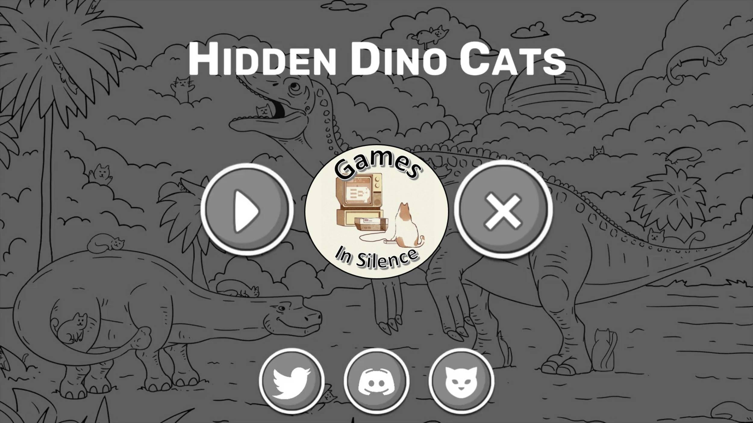 Hidden Dino Cats. Walkthrough