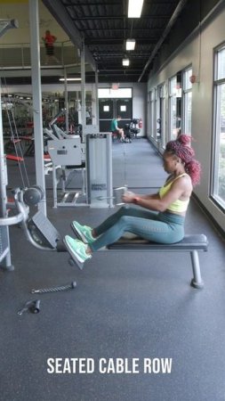 Machine seated row