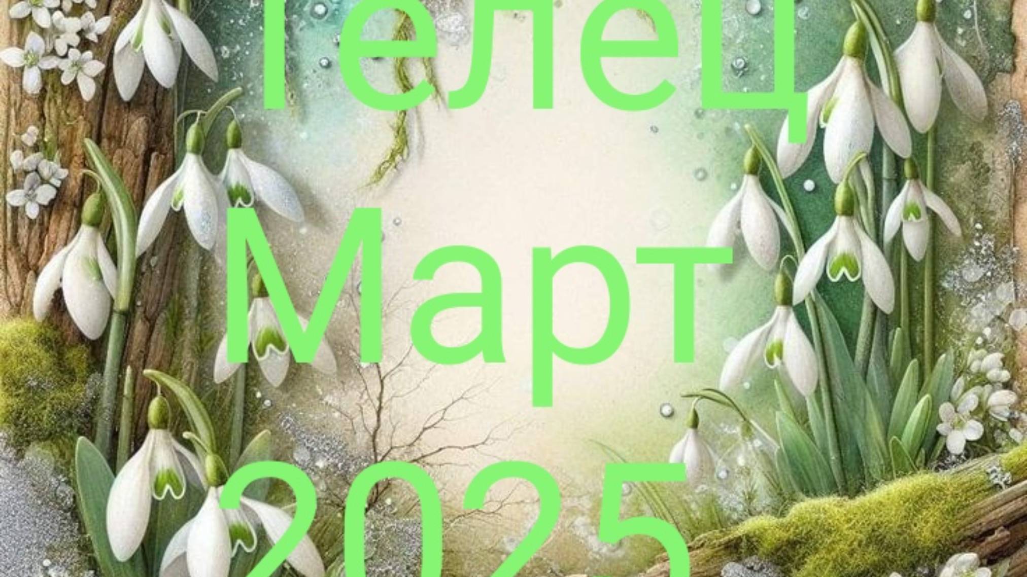 Телец. Март 2025 год. 🦋💐🍀