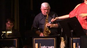 Annie Sellick singing with the Uptown Big Band