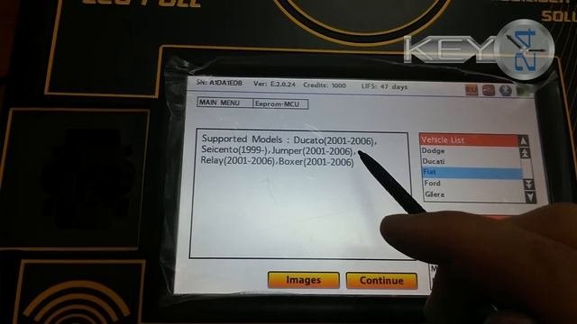 Zed-FULL - EEProm - Fiat Ducato 2010 (программирование ключа)
