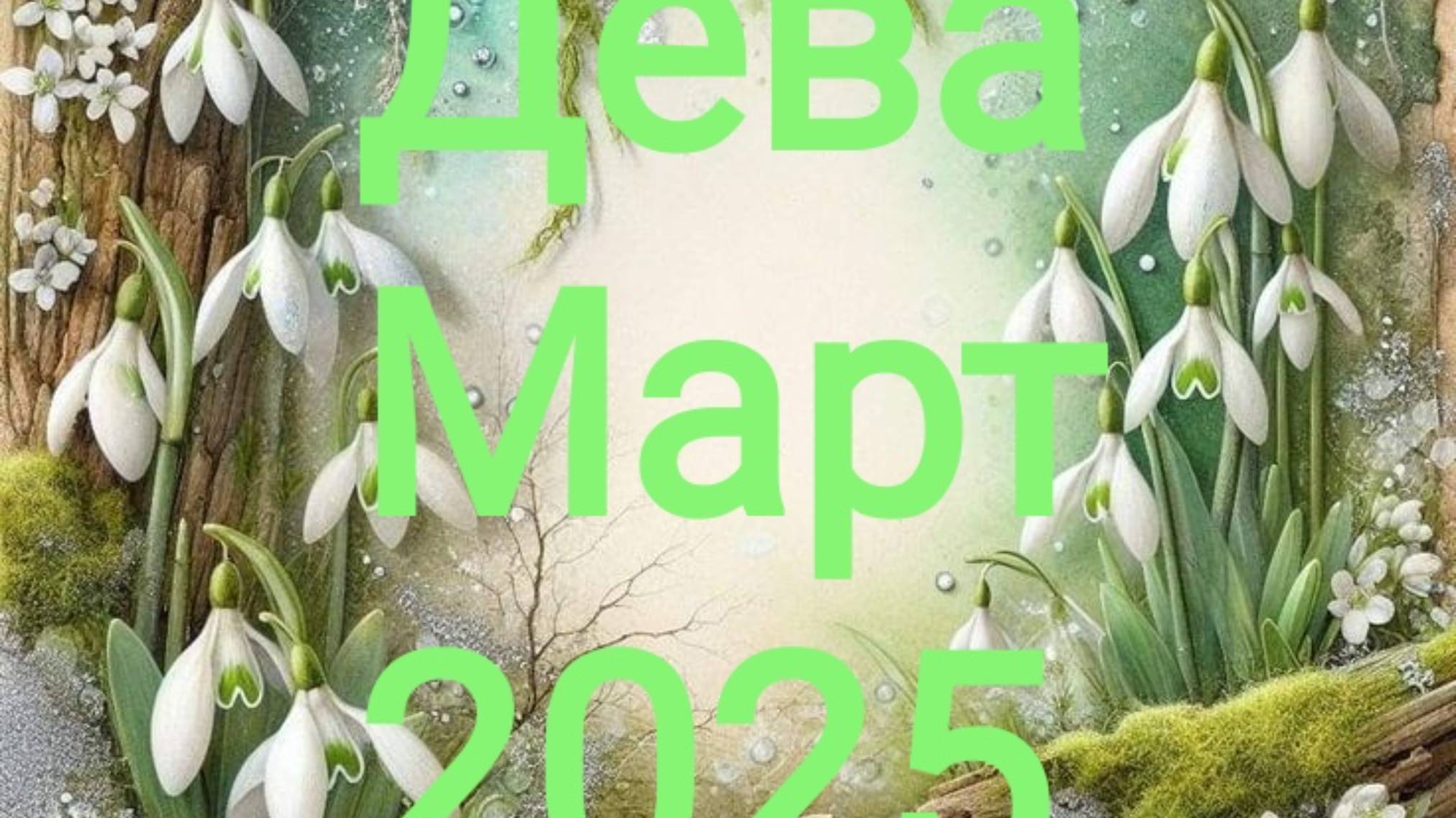 Дева. Март 2025 год. 🦋💐🍀