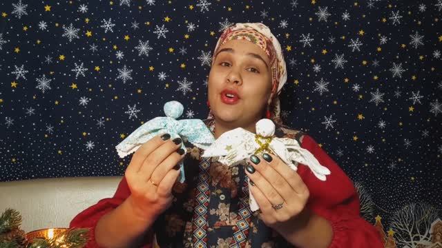 Кукла Рождественский ангел