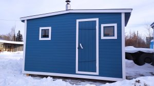 СТРОИТЕЛЬСТВО БАНЬ НОВОСИБИРСК. КАРКАСНАЯ МОДУЛЬНАЯ БАНЯ ПОД КЛЮЧ. УСТАНОВКА БАНИ 2 НА 4.