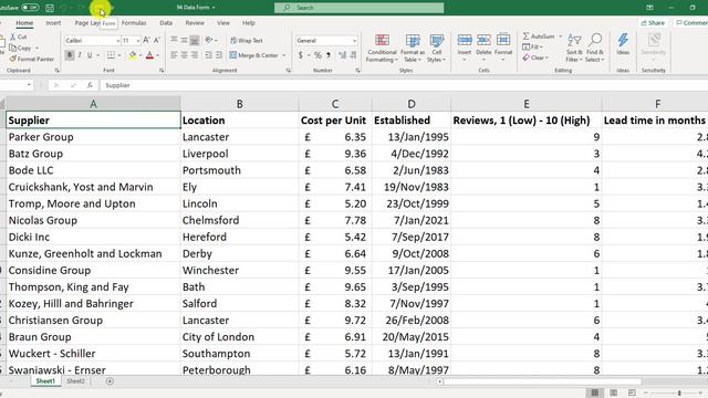 2-005. Data Form
