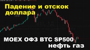 Прогноз курса рубля, коррекция и рост акций РФ,  ОФЗ, нефть, BTC, газ SP500