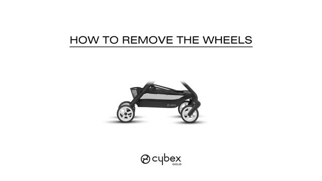 Как снять колеса коляски Eezy S Twist 2 и Eezy S Twist+2 CYBEX