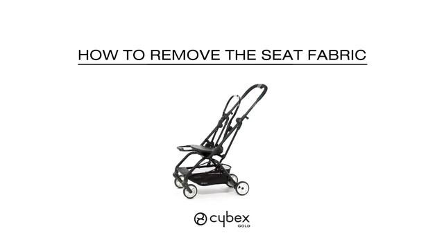 Как снять ткань с сиденья Eezy S Twist 2 и Eezy S Twist+2 CYBEX