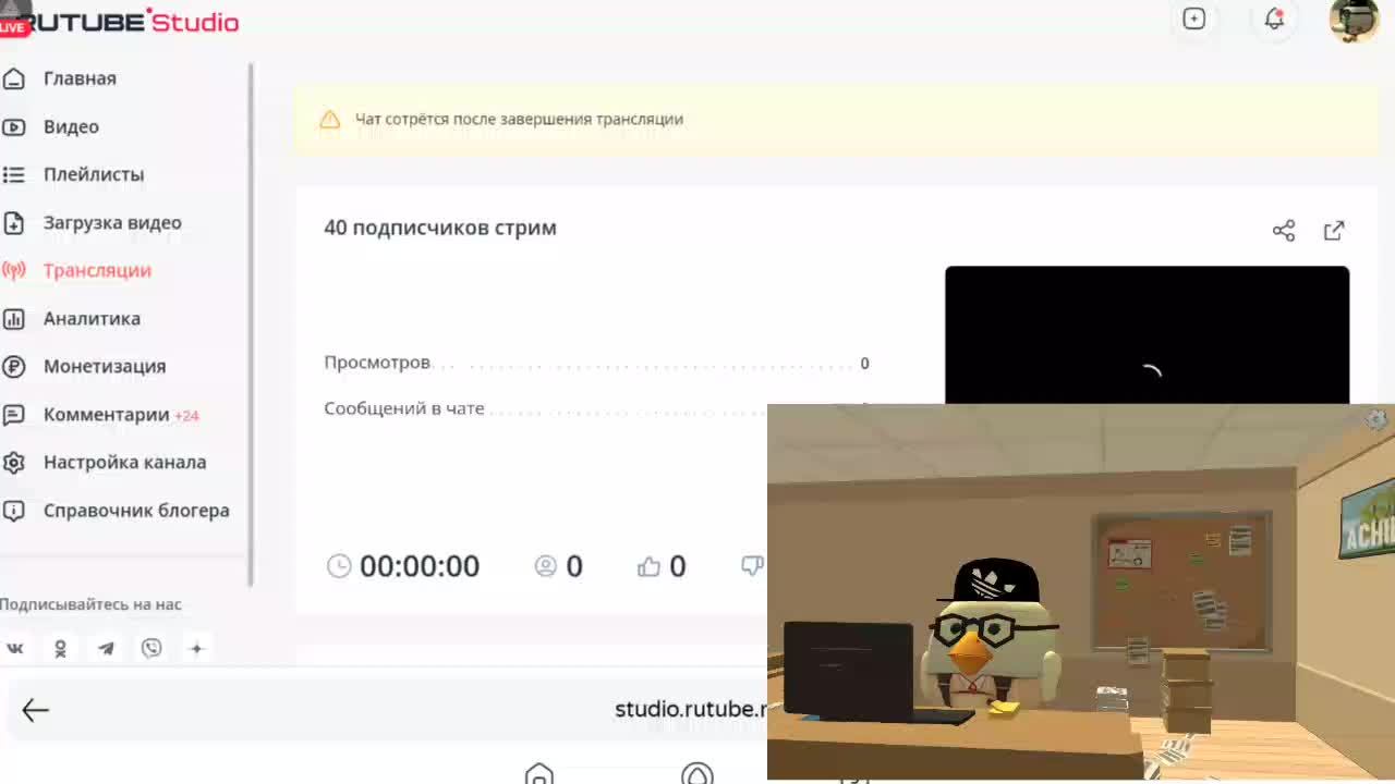 40 подписчиков стрим