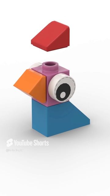 Как построить птицу, как думаешь какая из LEGO?  #shorts #tutorial #lego #animals #bricklady #birds