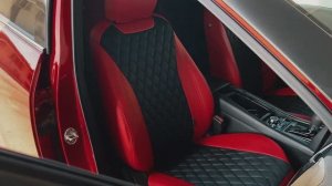 Авточехлы Байрон Ромб в автомобиле Mazda CX4