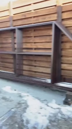 Откатные ворота своими руками Красноярск. Готовый каркас откатных ворот.
