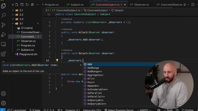 Dometrain - Design Patterns in C# Observer 2024
