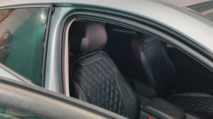 Авточехлы Байрон ст Ромб в автомобиле Skoda Karoq