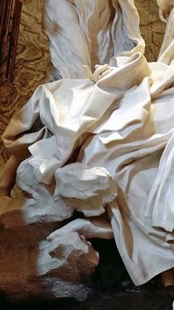 Bernini painted with marble
