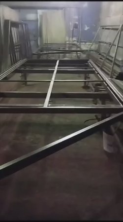 Откатные ворота в Красноярске, каркас для установки своими руками.