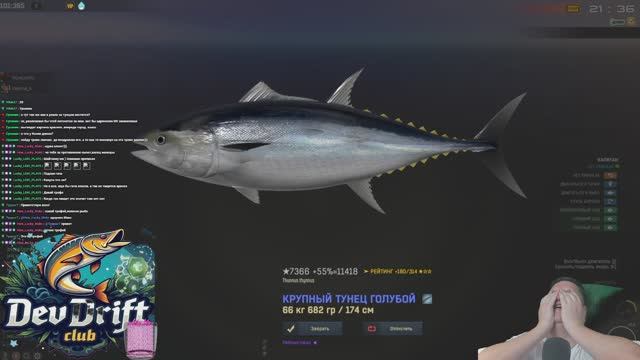 Fisher online 🎣 Рыбалка 🐺 Голубой тунец 66+ кг 🎵 Музыкальный чилл 🎵