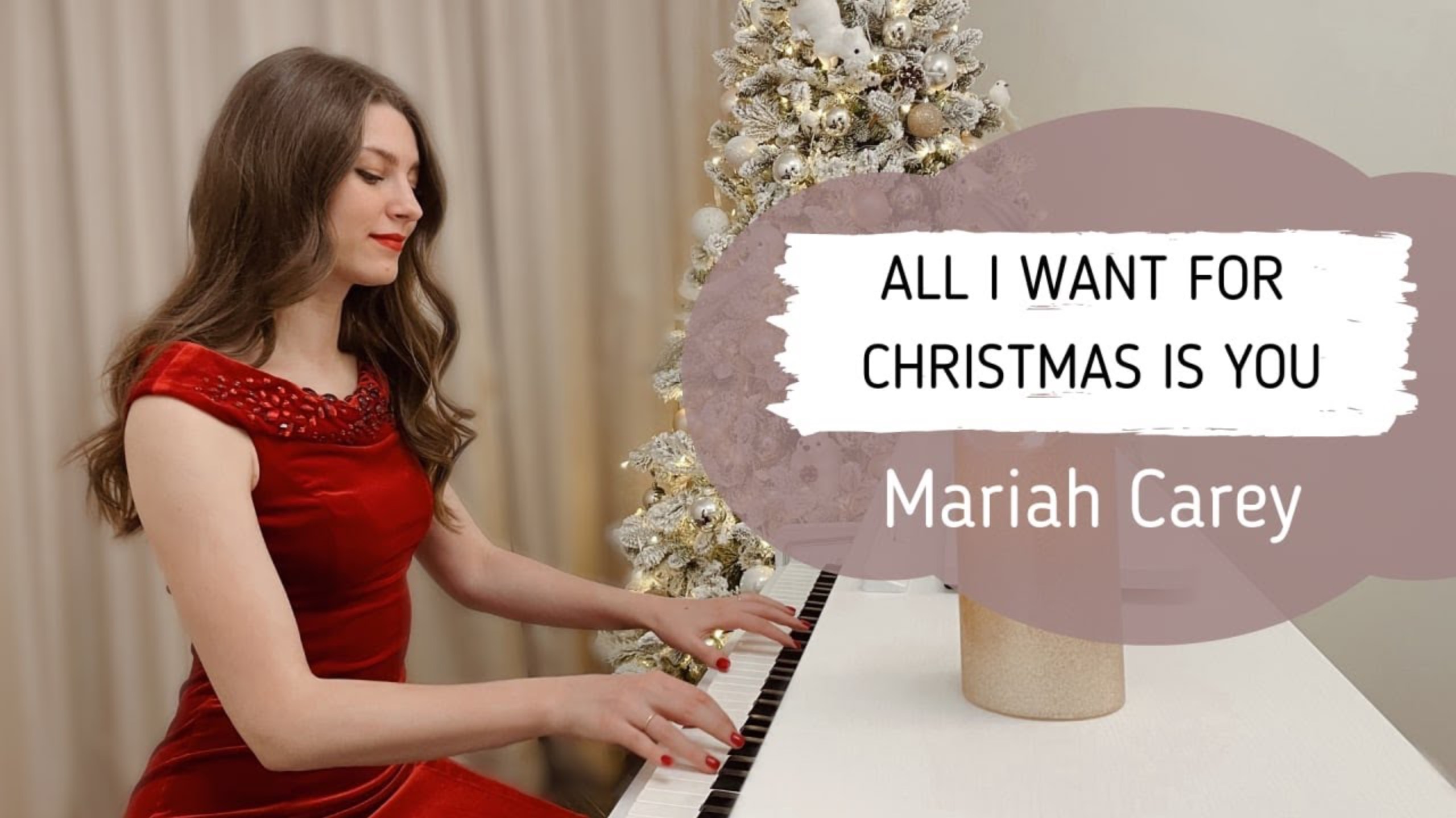 ALL I WANT FOR CHRISTMAS IS YOU | MARIAH CAREY | PIANO COVER | SHEET MUSIC | НОТЫ ДЛЯ ФОРТЕПИАНО