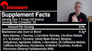 Blackstone Labs Dust V2 Pre-Workout Review | Spartansuppz.com
