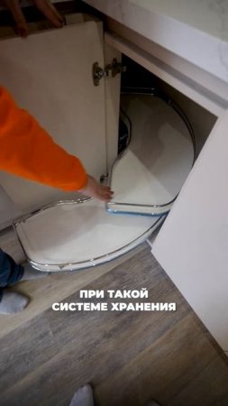 Лайфхак для угловой кухни, как правильно организовать? #shorts #ремонтквартиры #дизайнинтерьера
