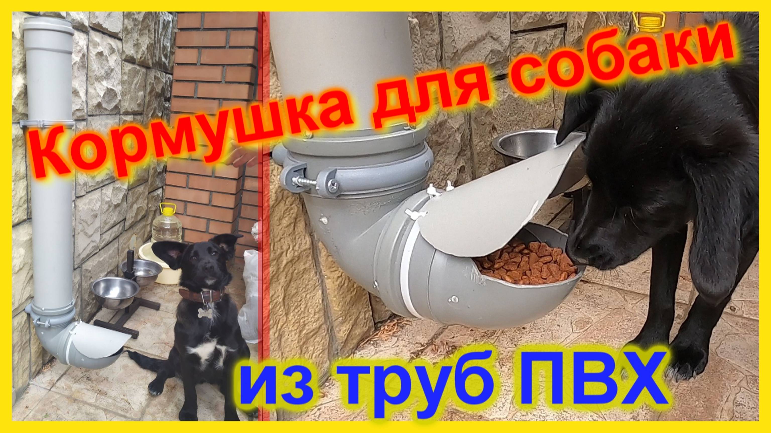 🔴Автоматическая кормушка для животных своими руками из труб ПВХ🔴Всегда есть еда!🔴