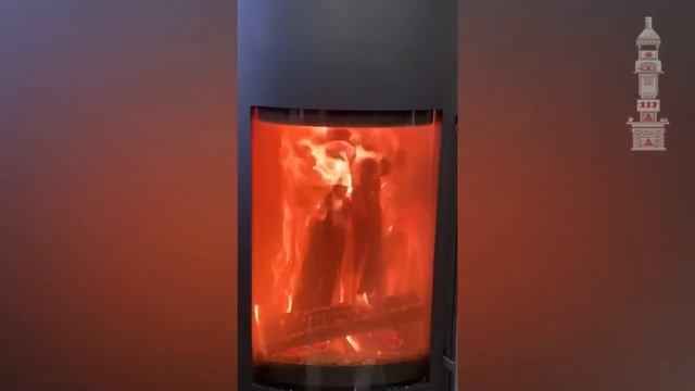 Горение пламени  в печь камине Ember SKI 356 A