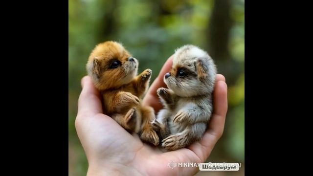 Забавные животные видео для детей