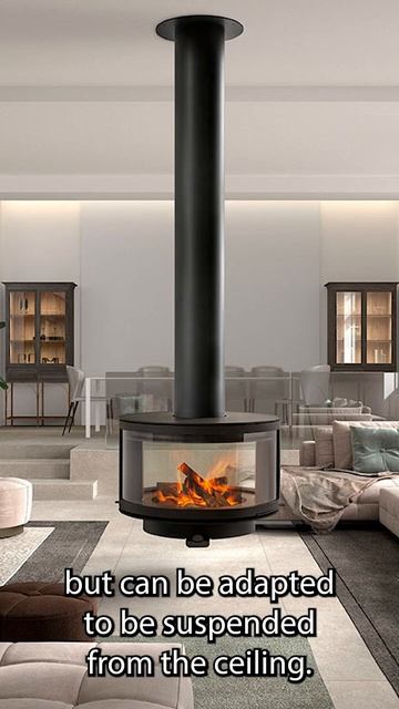 Rocal Ronde Central Woodburner