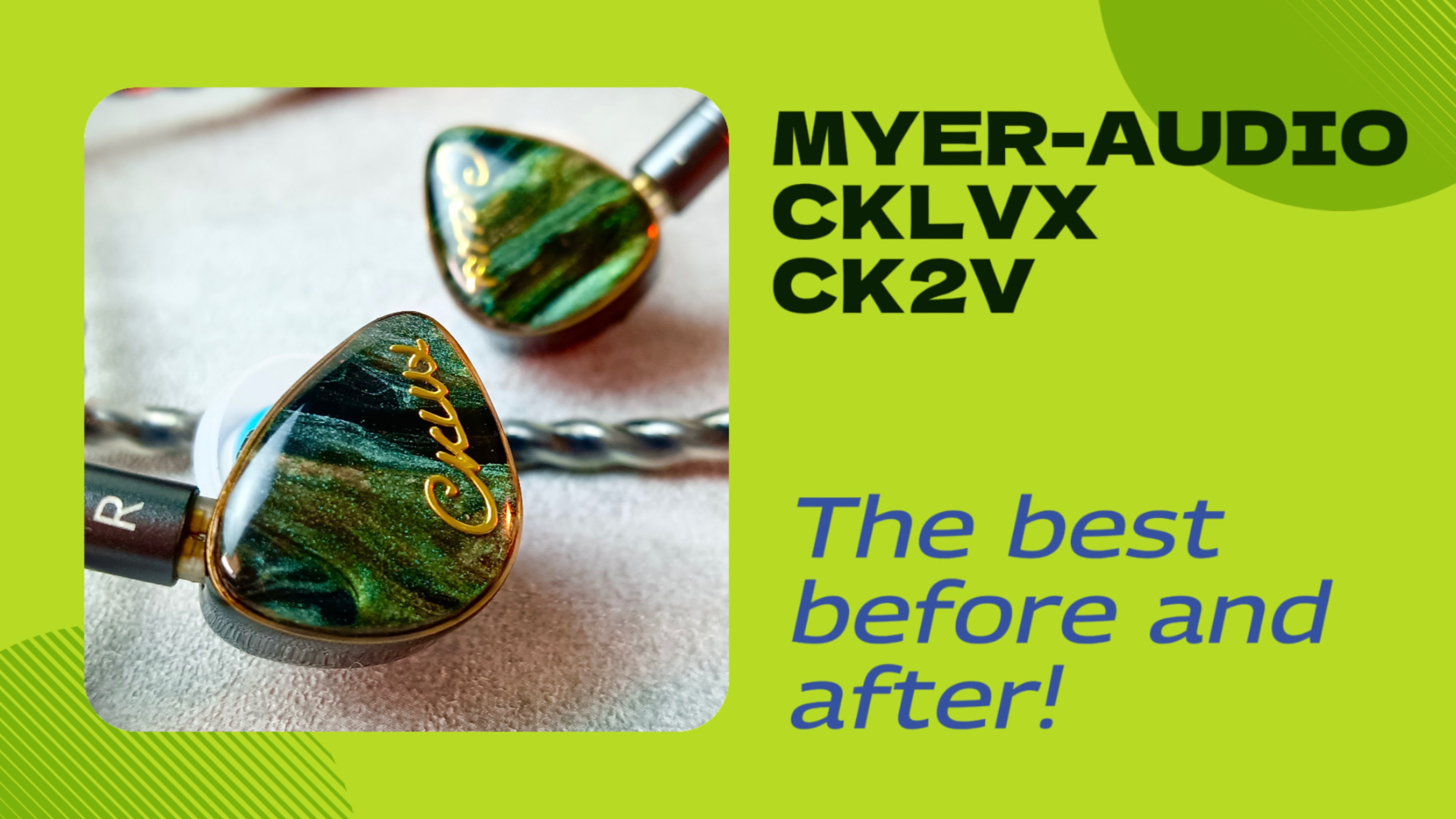 MYER-AUDIO CKLVX CK2V: Лучшие до и после!