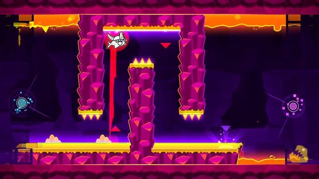 Полное Прохождение FINGERDASH НА 100% (GEOMETRY DASH) Все Секретные Монеты