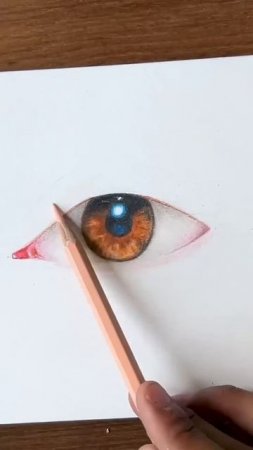 Pencil colour 🔥 #shorts #eye #pencilcolour