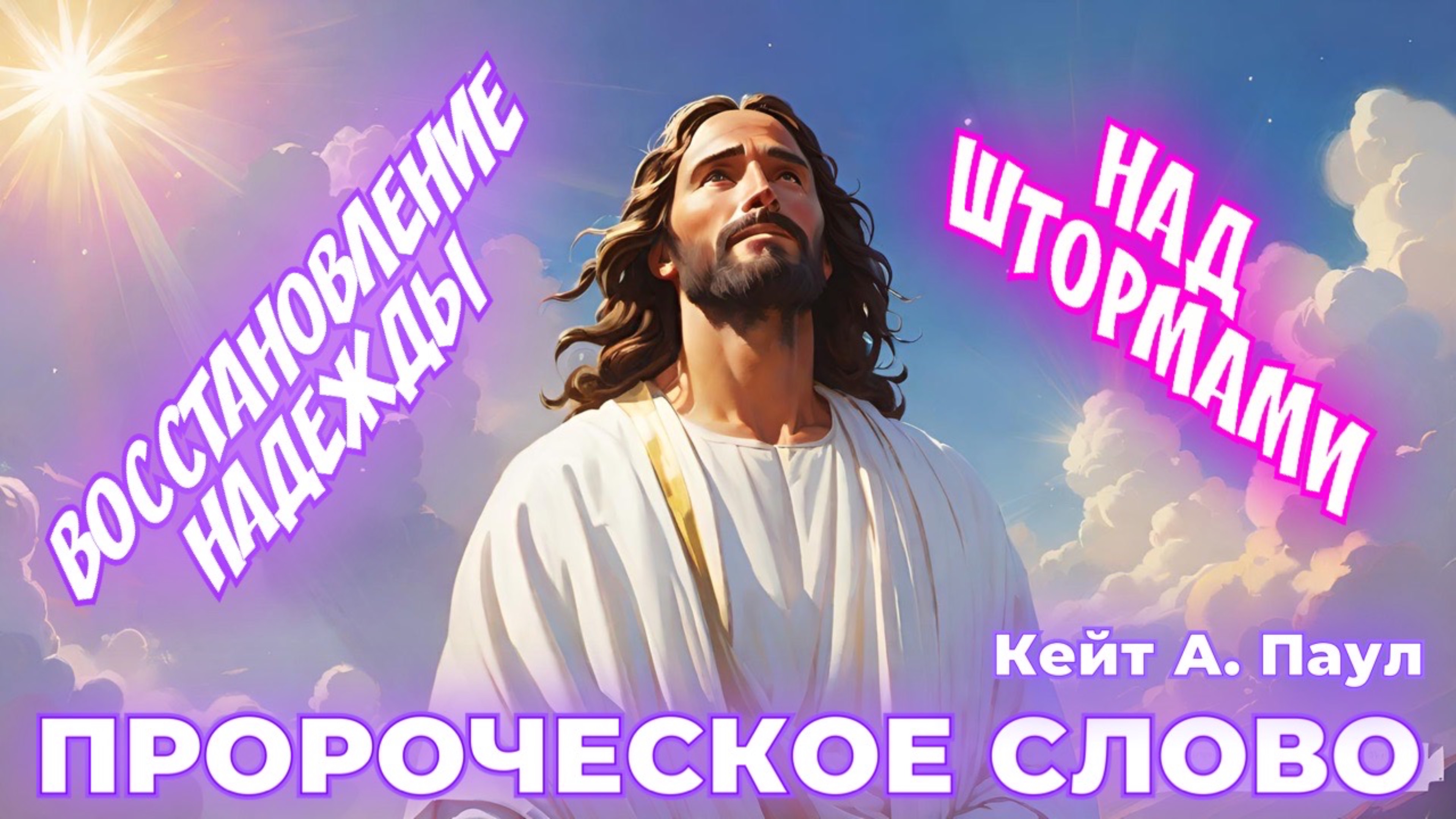 ПРОРОЧЕСКОЕ СЛОВО
«ВОССТАНОВЛЕНИЕ НАДЕЖДЫ». НАД ШТОРМАМИ.
Кейт А. Паул