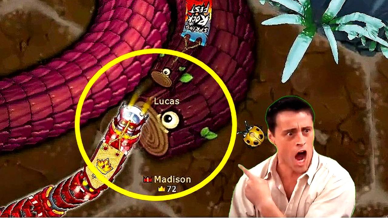🐍Little Big Snake🐞 Я с друзьями убиваю МЯТЕЖНЫХ змей в игре! 😉 Это круто!!! 😍👍