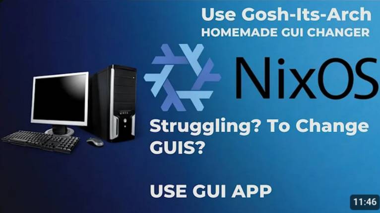 NixOS GUI CLI Changer - I built this to make NixOS easier for you!