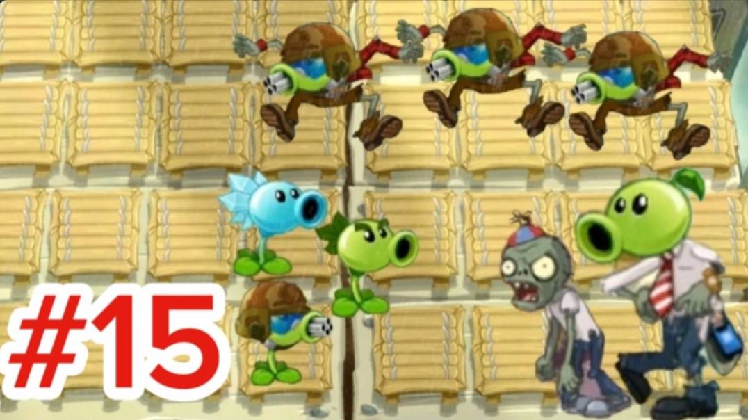 Седьмой этап: бои в Дзен-саду! Plants vs zombies The Cursed #15