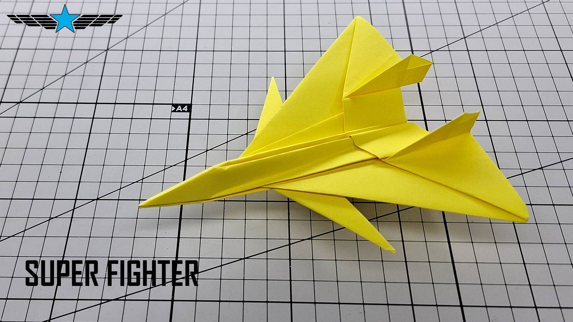 Как сделать оригами Истребитель