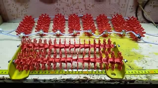 ч.(2).Самодельный массажер для спины и стоп. Homemade back and foot massager