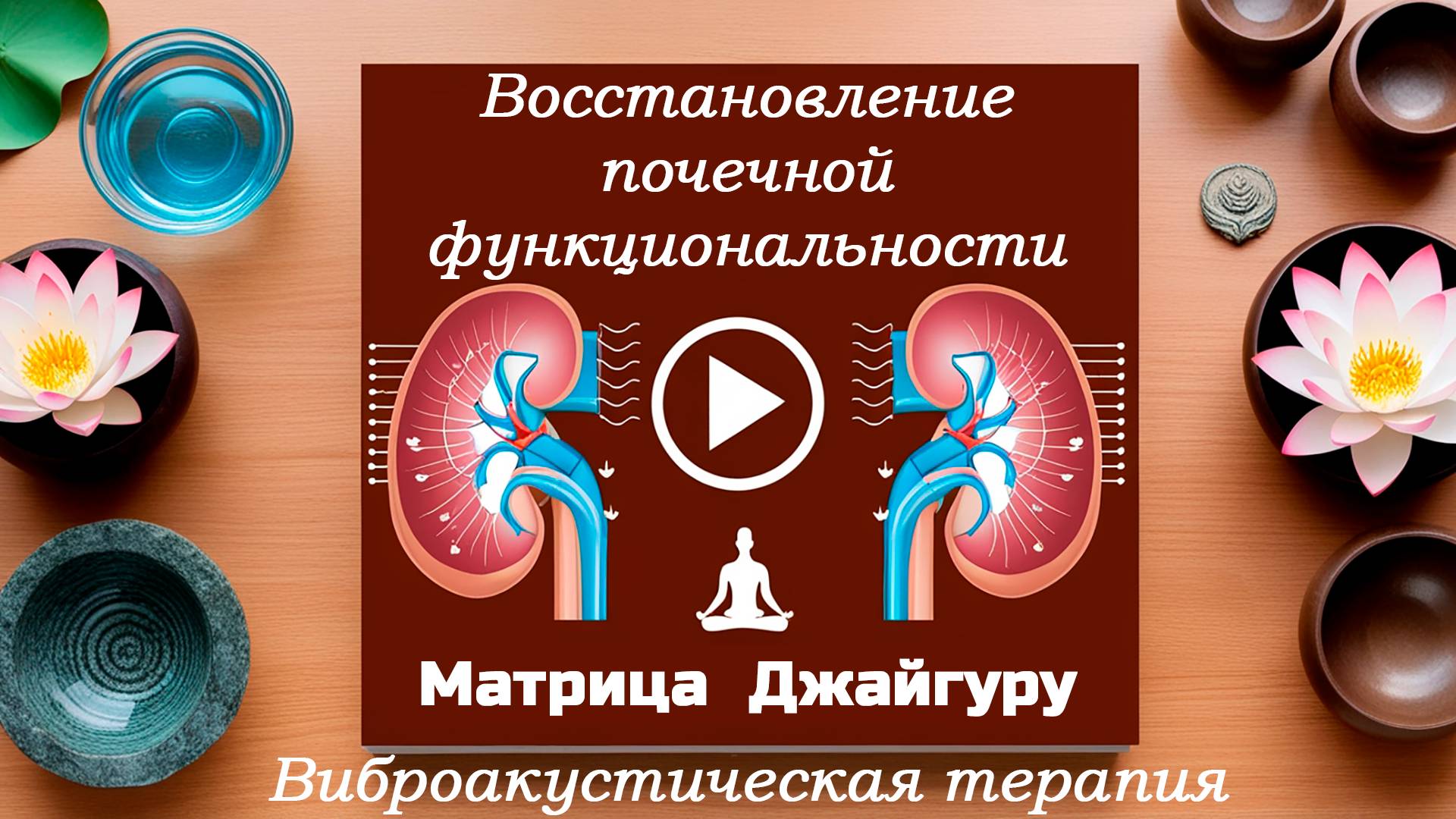 🎧🧘♀️Восстановление почечной функциональности. Матрица.💻 Виброакустическая терапия Джайгуру.