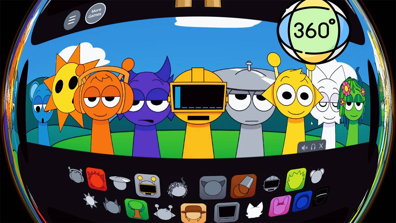 New Incredibox Sprunki Pyramixed - Horror Mix 360