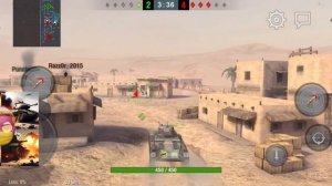 1 VS 3 PRO PLAYER! UNREAL FIGHT IN WORLD OF TANKS BLITZ!