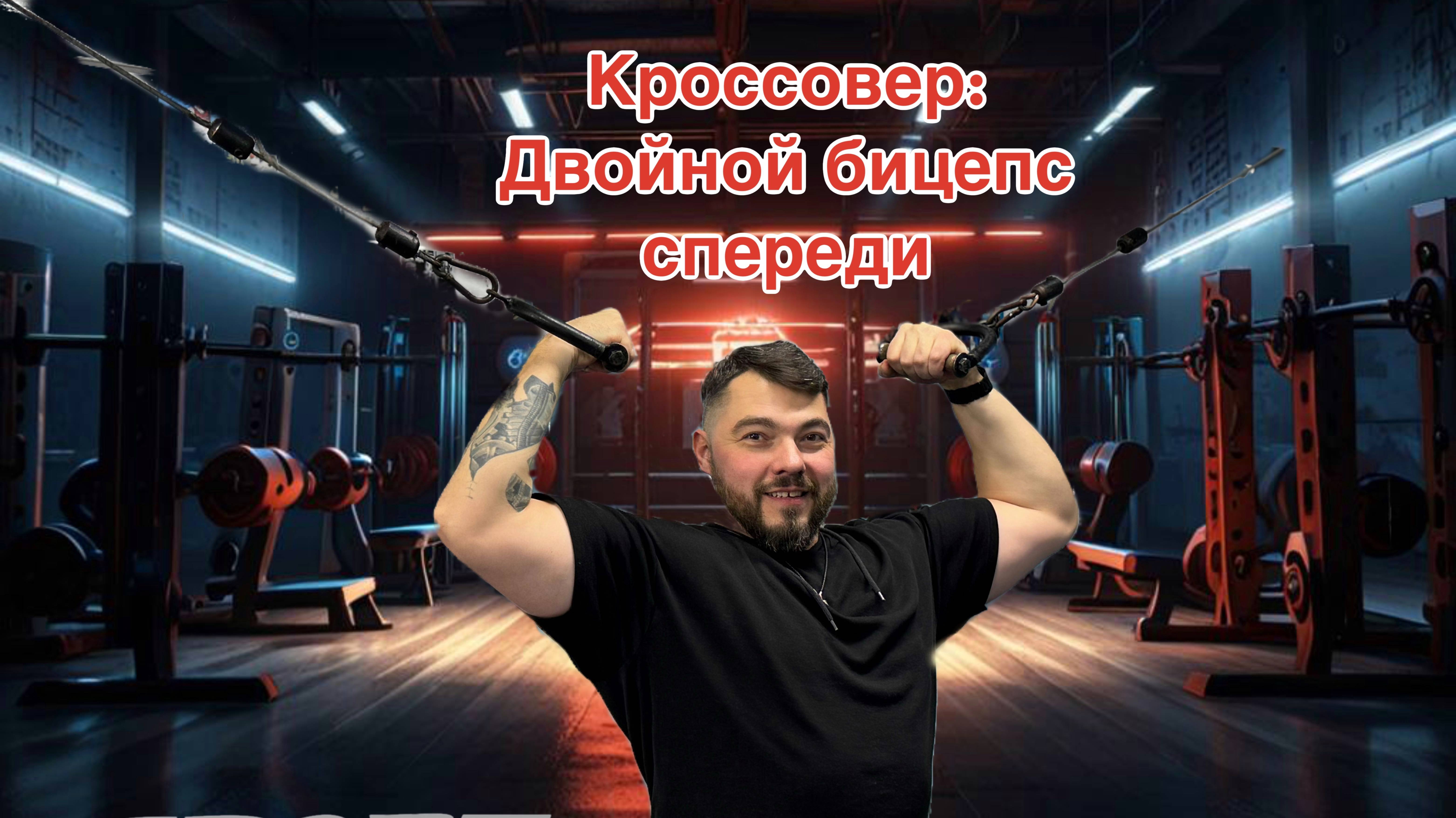 Кроссовер: Двойной бицепс спереди