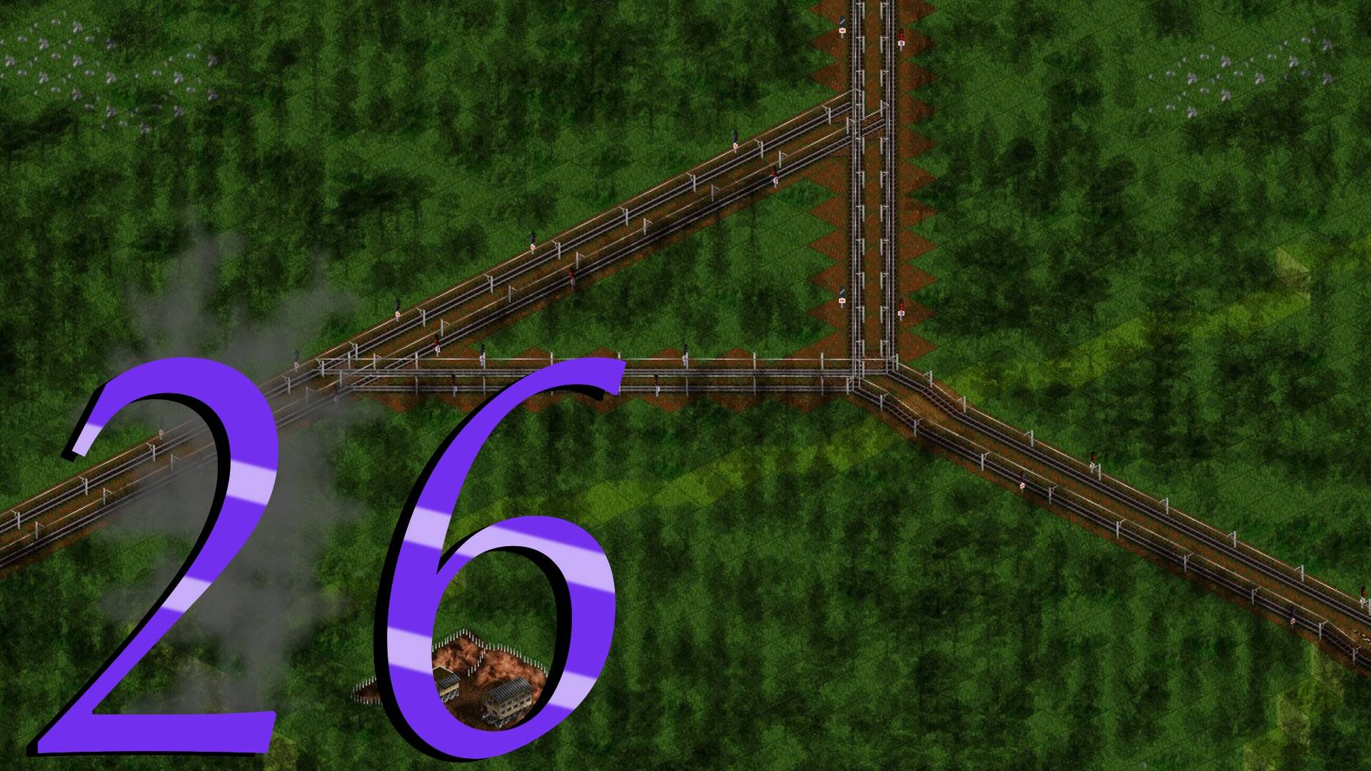 OpenTTD Соло №26 Нужный поворот