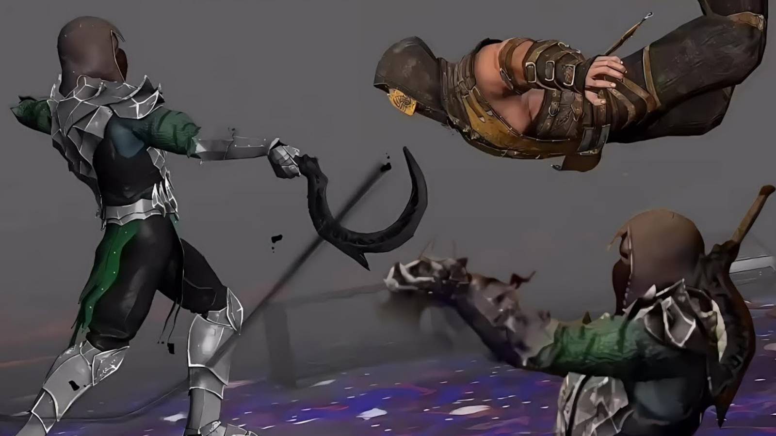 Новый Нуб Сайбот Ящерица воскрешает союзников в Mortal Kombat Mobile.