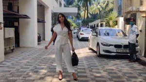 Nora Fatehi Extra Gain Figure in Recent Days Seen In White Bodycon Dress