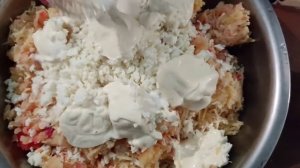 Салат цветочки