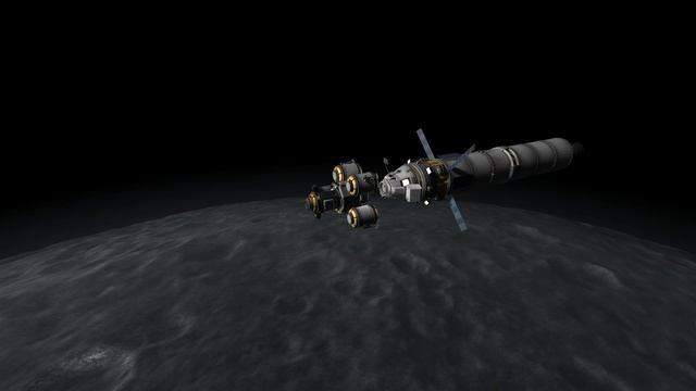 Стыковка с чудо-юдом в космосе KSP #Shorts